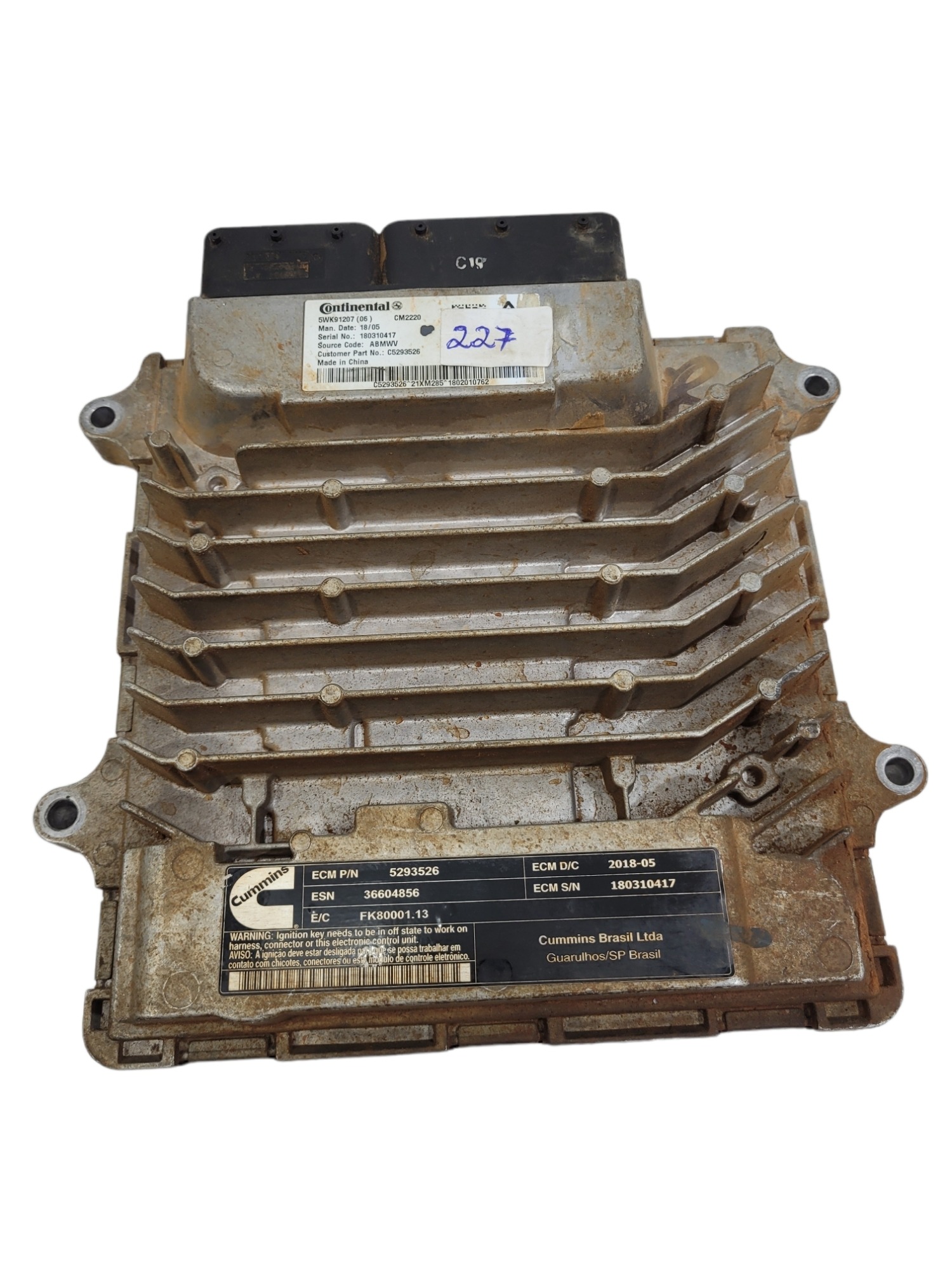 Módulo Motor Cummins Isf38 – Br Truck Peças
