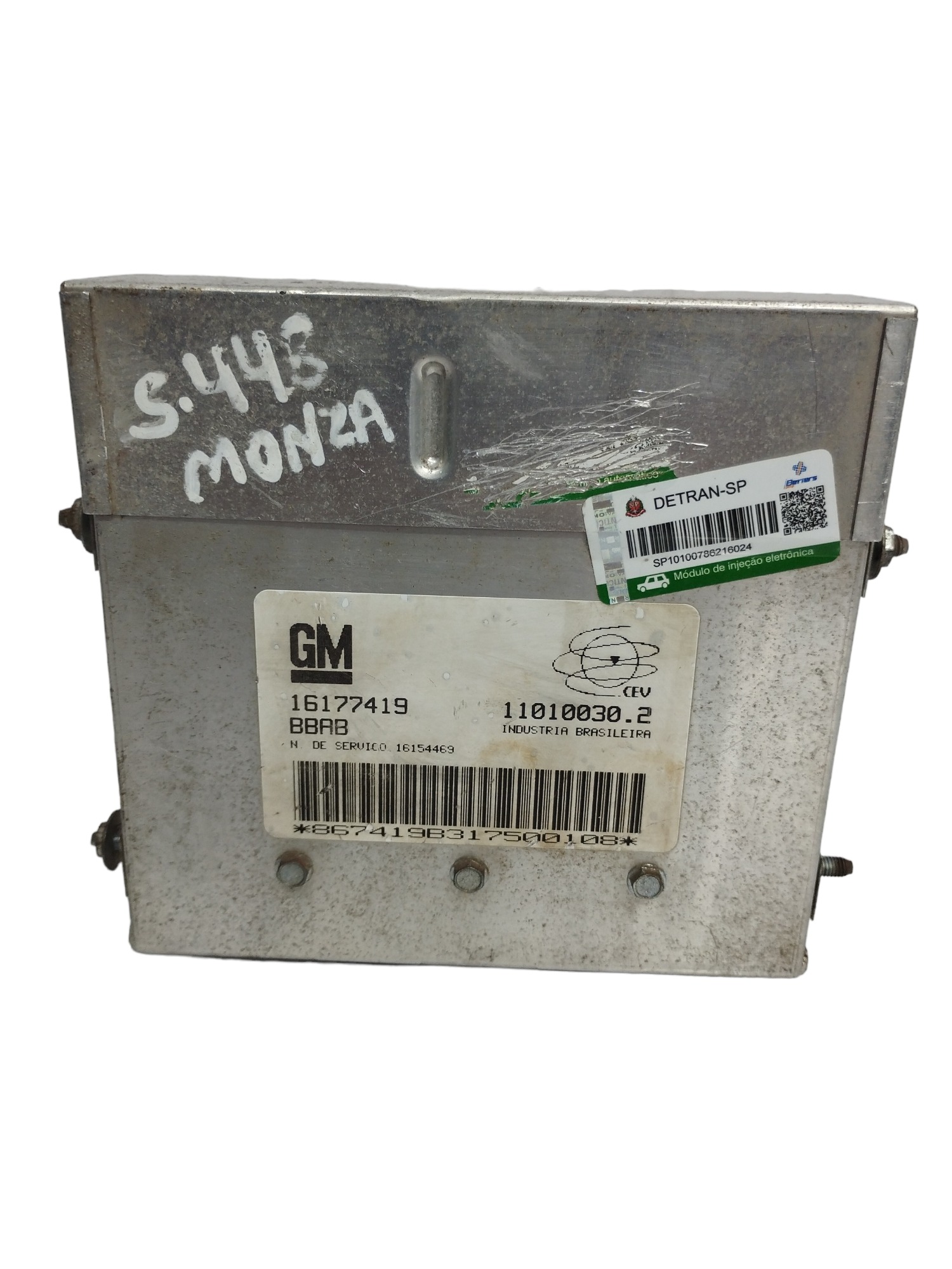 Modulo De Injeção Monza 2.0 1995 16177419 – BM Auto Peças